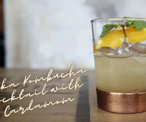 Vodka Kombucha Cocktail with Cardamom Recipe – Advanced Mixology