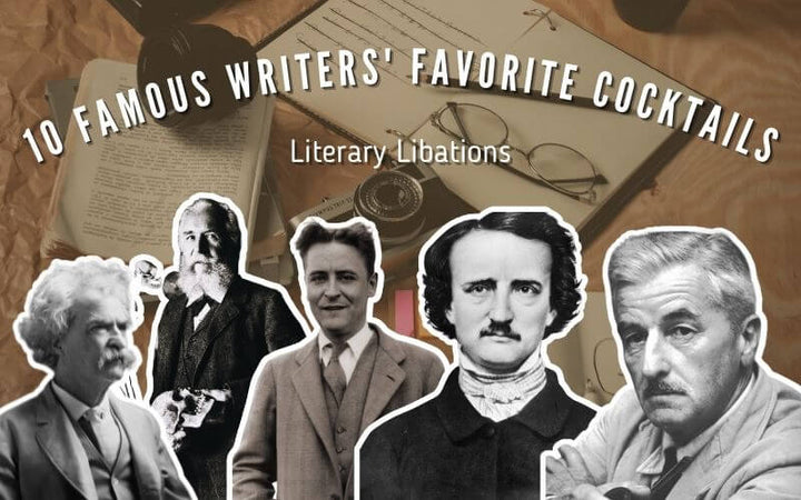 Literary Libations: 10 Famous Writers' Favorite Cocktails – Advanced ...